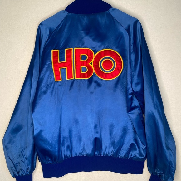 Westark | Jackets & Coats | Hbo Westark Vintage Made In Usa Blue Satin ...